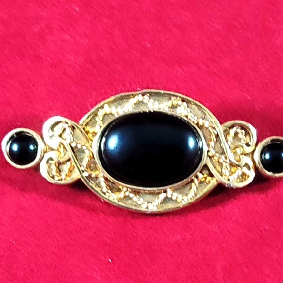 Edgar Berebi | Jewelry | Vintage Edgar Berebi Gold Plated With Black ...
